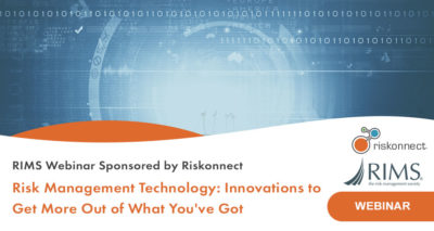 [Webinar] Risk Management Technology: Innovations to Get More Out of ...