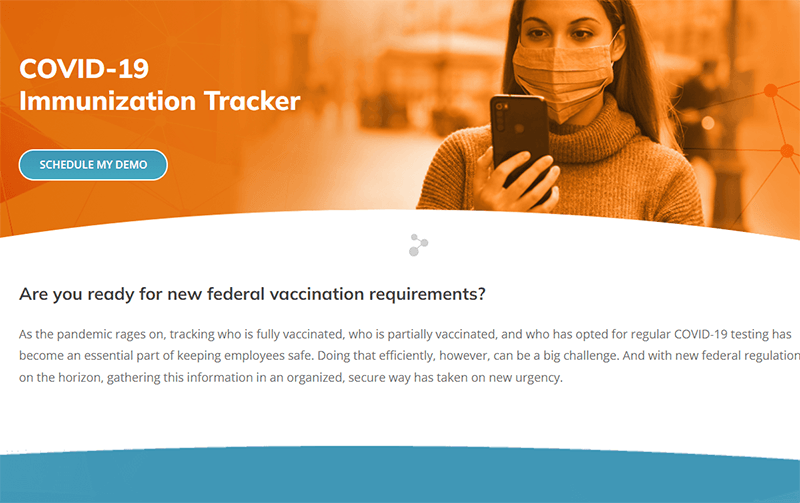 COVID-19 Immunization Tracker - Riskonnect Risk Management Software