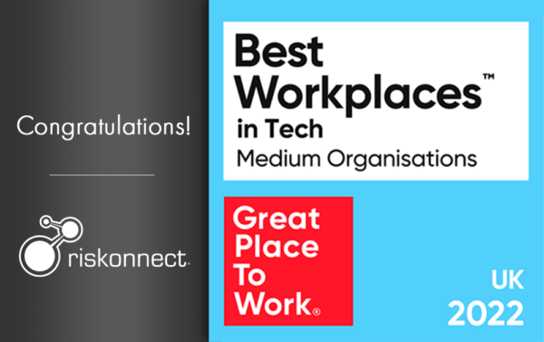 Riskonnect Named One of the UK’s Best Workplaces™ in Tech · Riskonnect