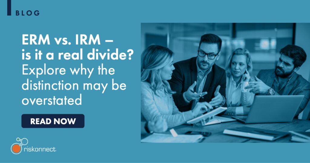 ERM frente a IRM: replanteando la división · Riskonnect