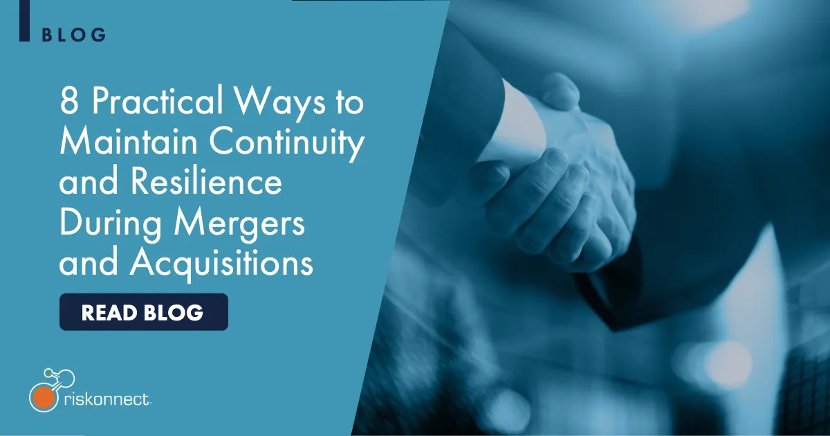 Maintaining Continuity and Resilience During Mergers and Acquisitions ...